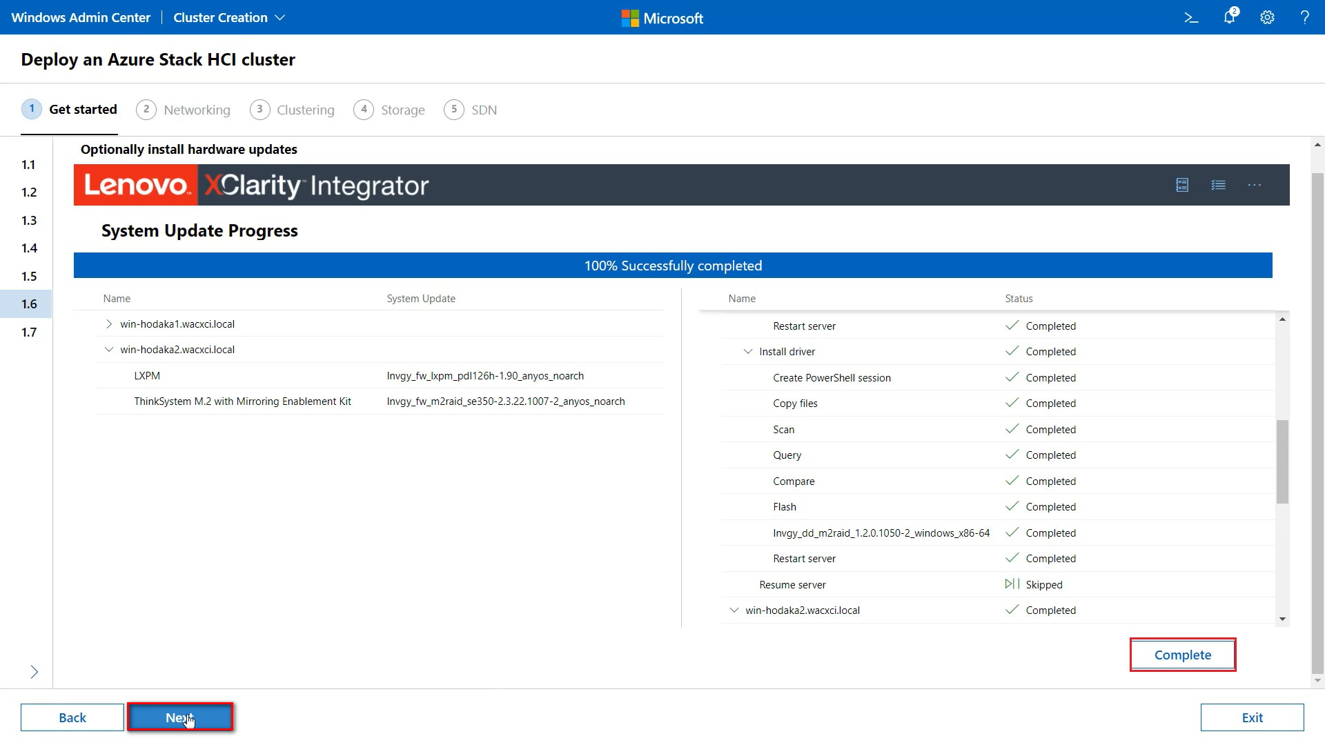 How to update firmware and drivers on cluster nodes when creating an Azure Stack HCI cluster ...