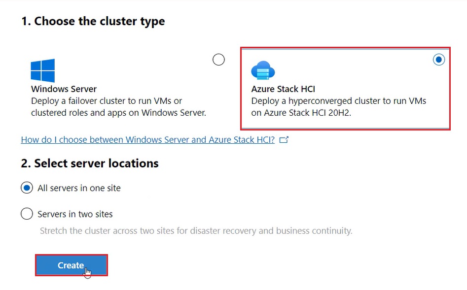 How to update firmware and drivers on cluster nodes when creating an Azure Stack HCI cluster ...